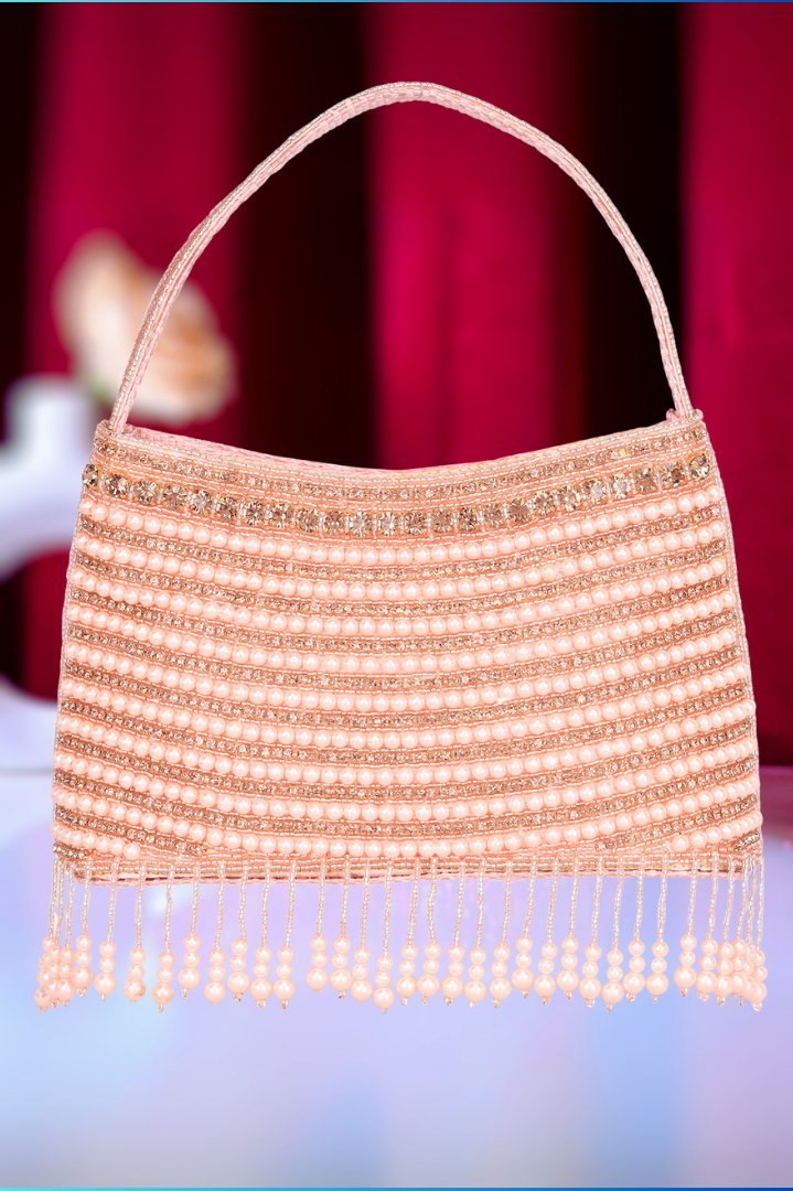 La Reat Enigma Women's Bridal Fancy Party Hand Embroidery Clutch Purse ...