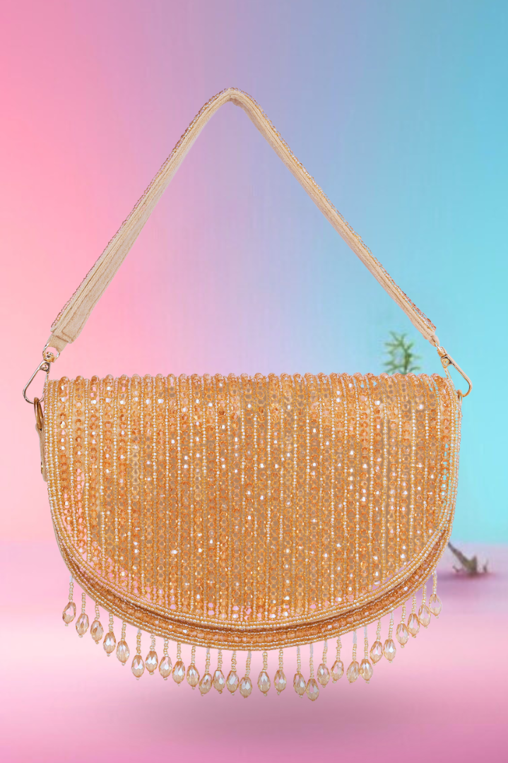 La Reat's Splendor Women's Bridal Fancy Party Hand Embroidery Clutch P ...